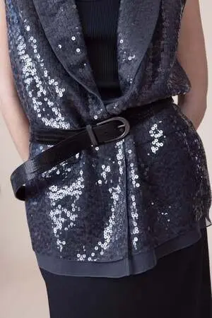 Brunello Cucinelli Logo Belt