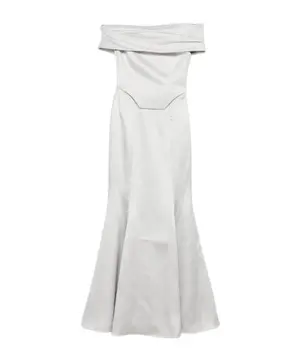 Solace Off-the-shoulder Draped Tube Dress - No