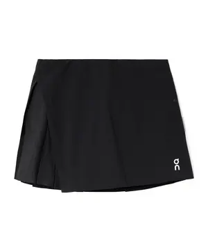On Asymmetric Pleated Recycled Tennis Skirt - No