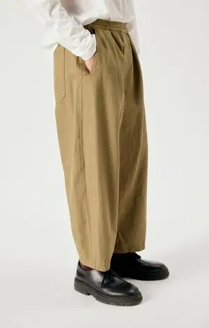 American Vintage Harem-style Casual Trousers With Elastic Waistband