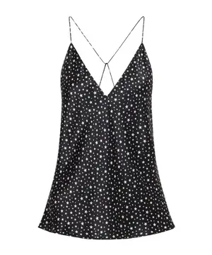 NILI LOTAN Star-pattern Slip Mini Dress