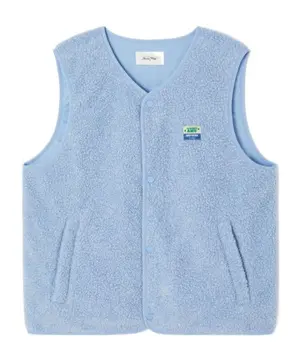 American Vintage Sleeveless Vest With Logo Patch - China Icing