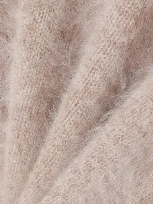 JAMES PERSE Brushed-cashmere Relaxed-fit Sweater
