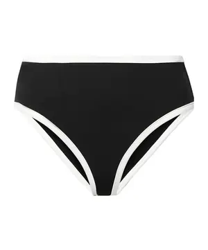 Marysia Two-tone Bikini Briefs - Black