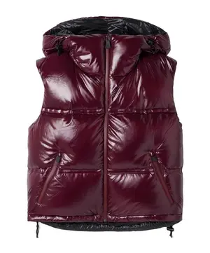 Aztech Mountain Hooded Down Gilet - Red