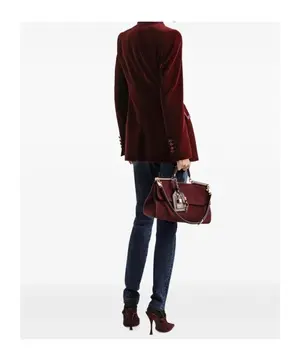 Dolce & Gabbana Single-breasted Velvet Blazer