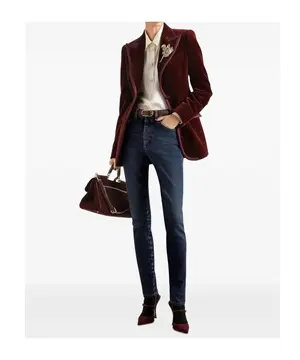 Dolce & Gabbana Single-breasted Velvet Blazer