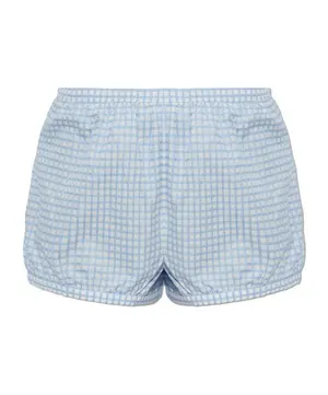 Posse Wide-leg Shorts - Blue