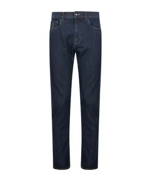 Canali Belt-loop Jeans - Black