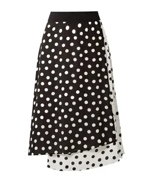 ALICEOLIVIA Alice+olivia Polka Dot Midi Skirt