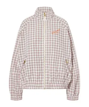 WILLY CHAVARRIA Checked Track Jacket With Embroidered Logo - No