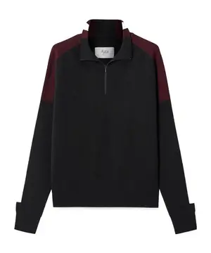Aztech Mountain Caroline Color-block Wool-blend Sweater