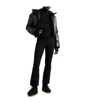Aztech Mountain Layered Wool-blend Turtleneck Sweater