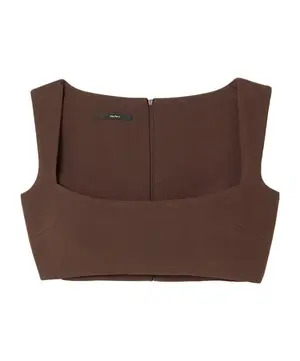 Alex Perry Crinkle Fabric Cropped Top
