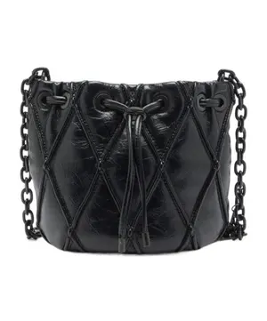 DIESEL® Charm-D Diamond-quilted Bucket Bag