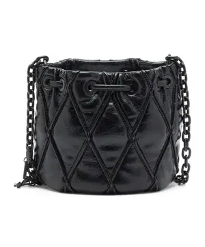 DIESEL® Charm-d Diamond-quilted Bucket Bag