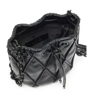 DIESEL® Charm-d Diamond-quilted Bucket Bag