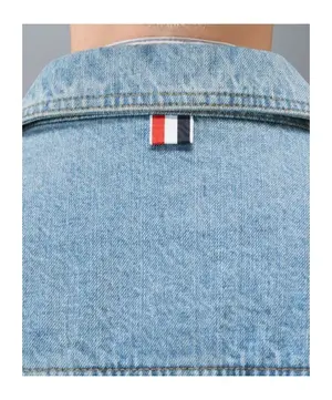Thom Browne Selvedge Backstrap Denim Jacket