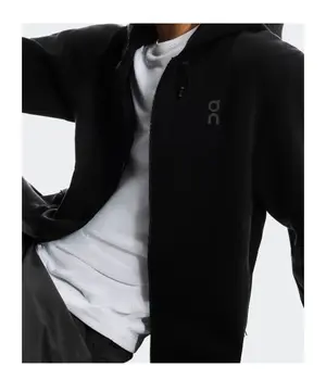 On Zipped Hooded Sweatshirt