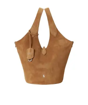 Polo Ralph Lauren Suede Small Tote Bag