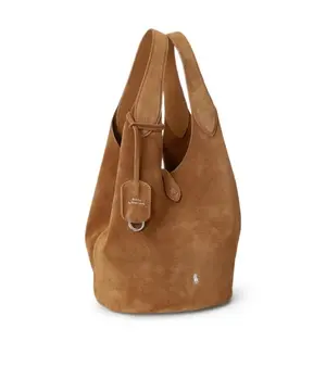 Polo Ralph Lauren Suede Small Tote Bag