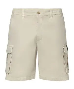 ECOALF Belt Loop Cargo Shorts - Beige