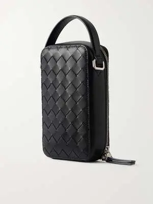 Bottega Veneta Getaway Intrecciato Leather Messenger Bag