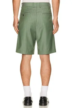 WACKO MARIA Double Pleated Shorts Type 3 - L Green