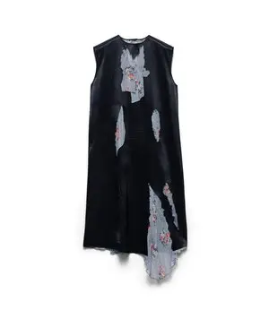 Prada Devoré Satin Dress