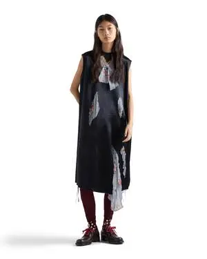 Prada Devoré Satin Dress