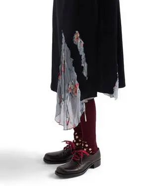 Prada Devoré Satin Dress