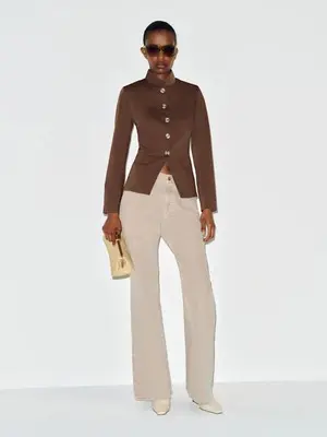 REFORMATION Caspia Jacket - Brown