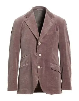 Brunello Cucinelli Blazer Light Brown Size Cotton, Cashmere, Elastane