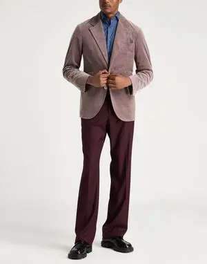 Brunello Cucinelli Blazer Light Brown Size Cotton, Cashmere, Elastane