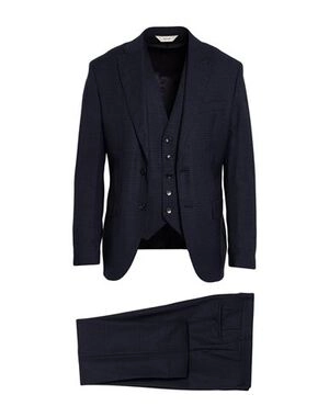 PAOLONI Suit Size Virgin Wool - Navy