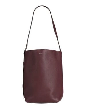 Max Mara Shoulder Bag Burgundy Leather - Red
