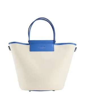 HARMONT & BLAINE Cotton And Calfskin Tote Bag