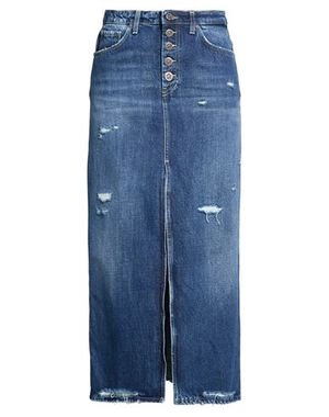 DONDUP Denim Skirt Size Cotton - Blue