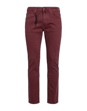 Incotex Cotton Elastane Tapered Jeans - Garnet