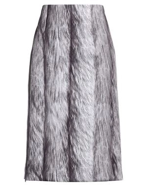 MEIMEIJ Midi Skirt Size Polyester - Grey