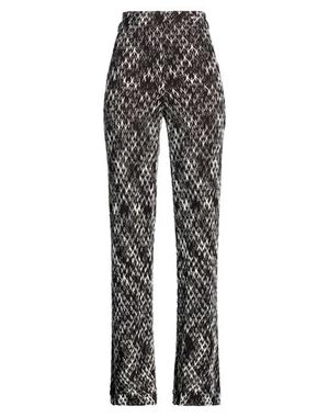 Missoni Pants Dark Size Wool, Viscose - Brown