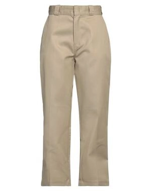 Dickies Woman Pants Black Size 25 Polyester, Cotton Beige