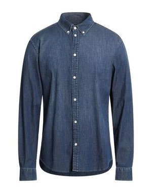 DONDUP Denim Shirt Size Cotton, Elastane - Blue