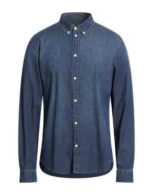 DONDUP Denim Shirt Size Cotton, Elastane