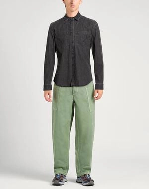 DONDUP Denim Shirt Size Cotton, Viscose, Polyester, Elastane