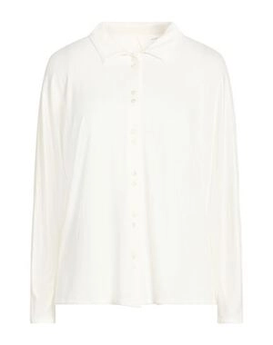 Majestic Filatures Shirt Ivory Size Viscose, Elastane - White
