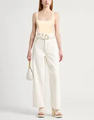 Patrizia Pepe Top Apricot Size Polyester, Elastane