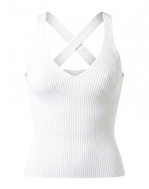 PIERANTONIOGASPARI Tank Top Size Viscose, Nylon - White