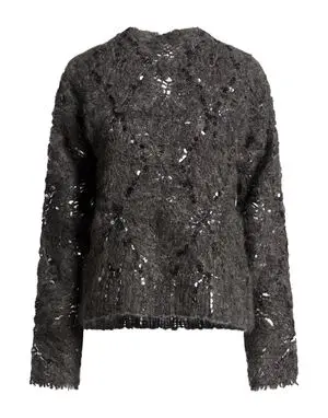 Brunello Cucinelli Sweater Charcoal Size Mohair Wool, Wool, Polyamide