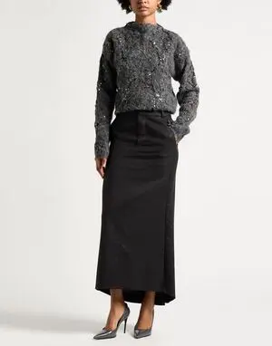 Brunello Cucinelli Sweater Charcoal Size Mohair Wool, Wool, Polyamide